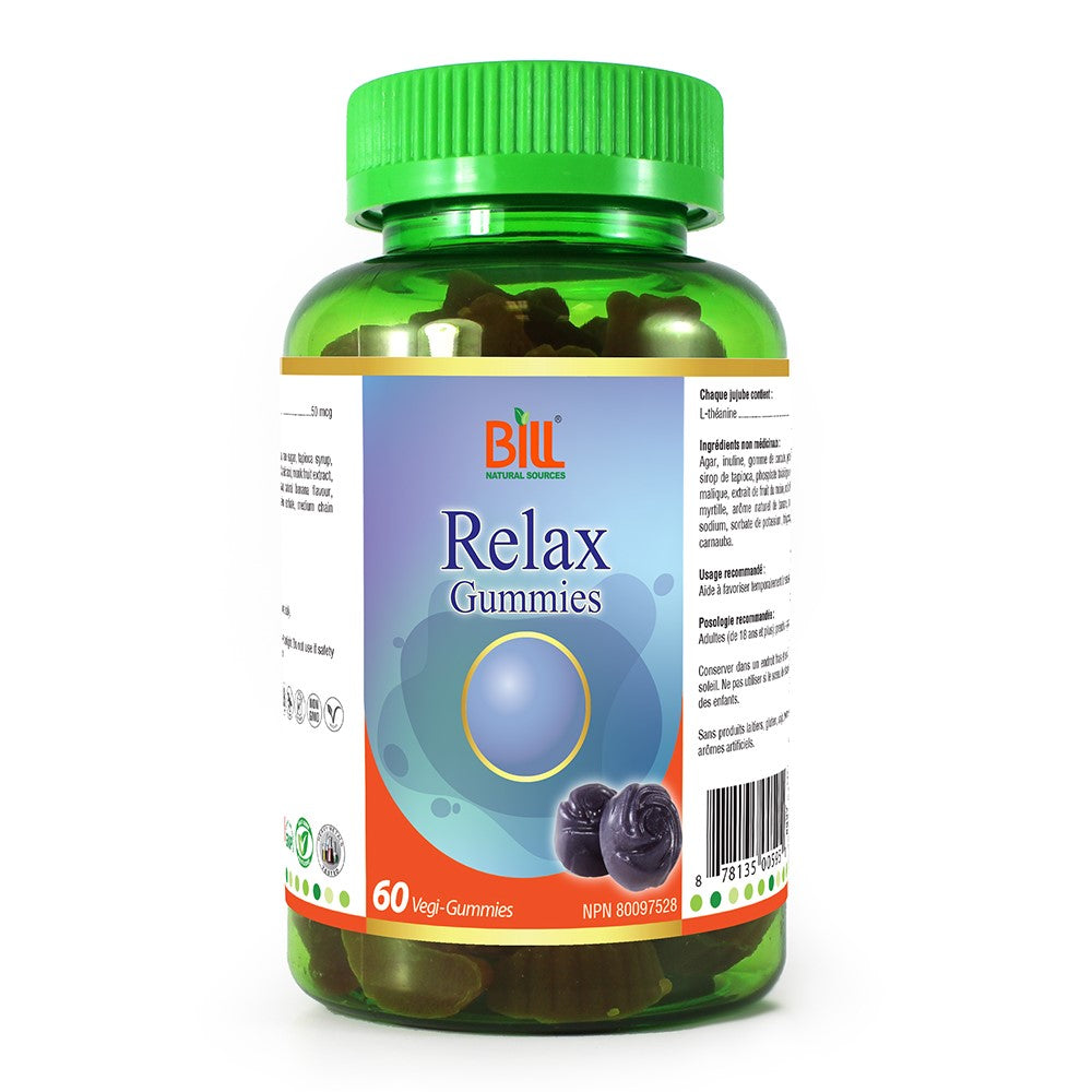 BILL Natural Sources® Relax 60 vegetarian gummies – Bill Natural Sources®