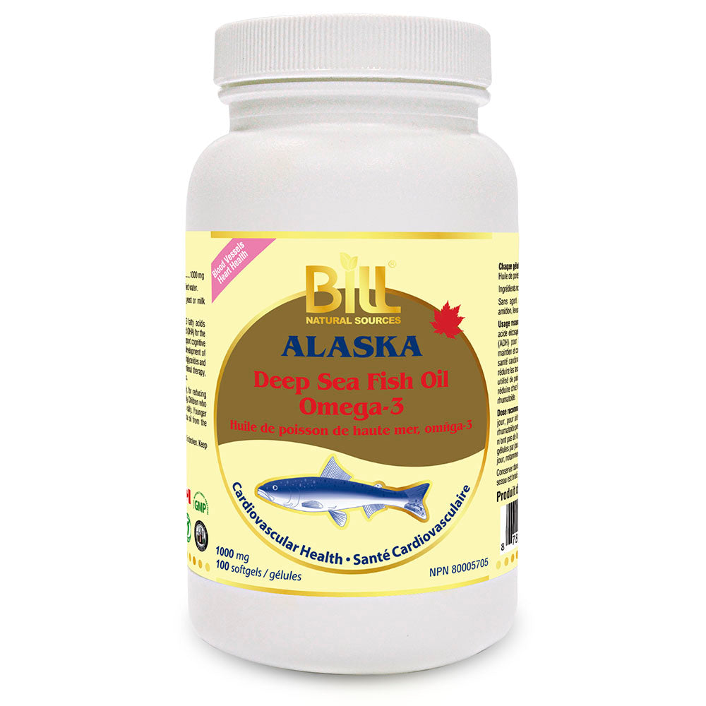 BILL Natural Sources® Deep Sea Fish Oil 1000mg Softgels – Bill Natural ...