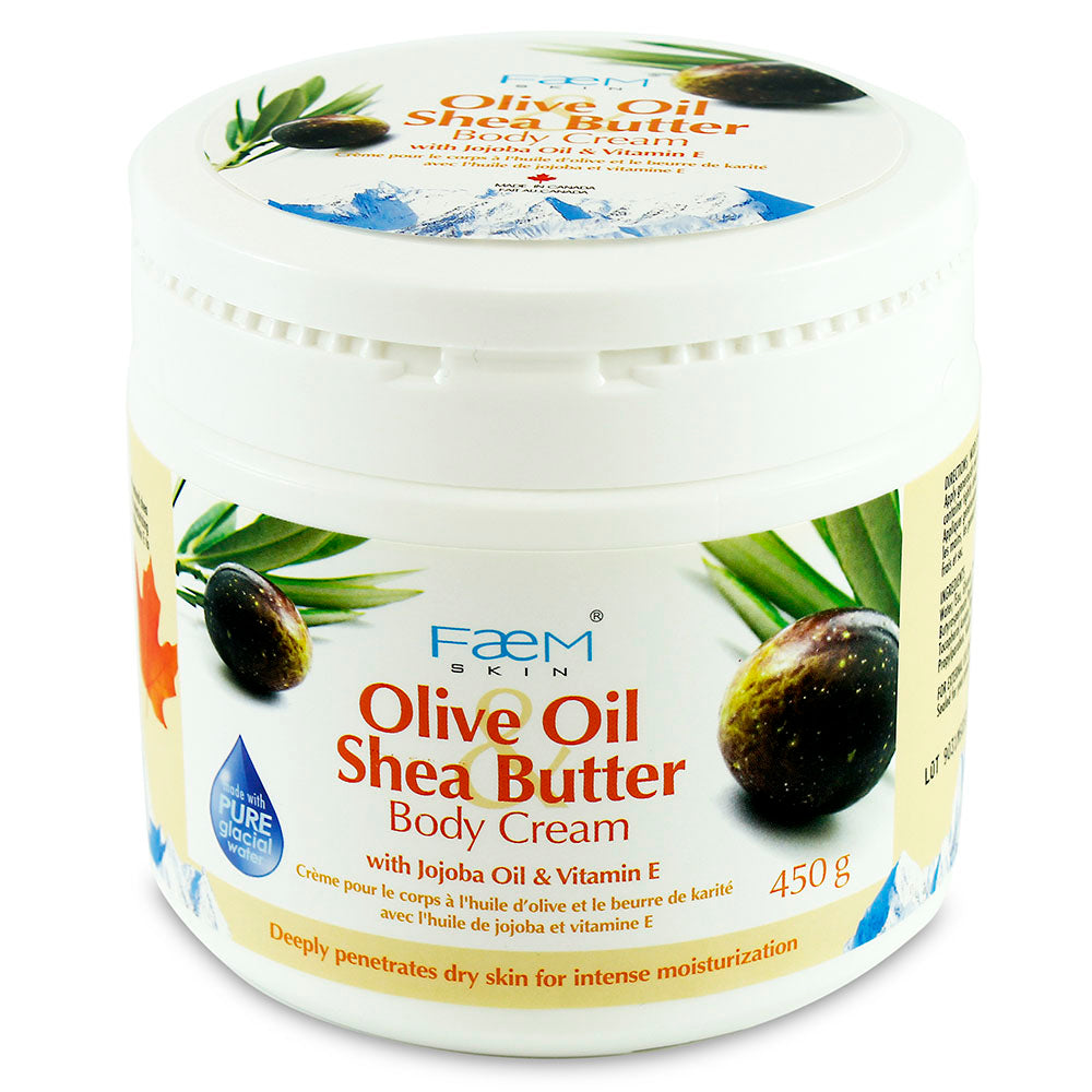 Faem Skin® Olive Oil & Shea Butter Body Cream 450g – Bill Natural Sources®